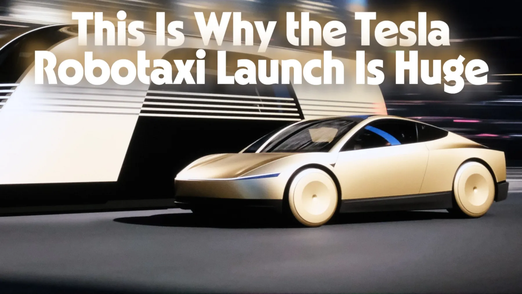 Roll into Tomorrow: First Ride in the Tesla Robotaxi